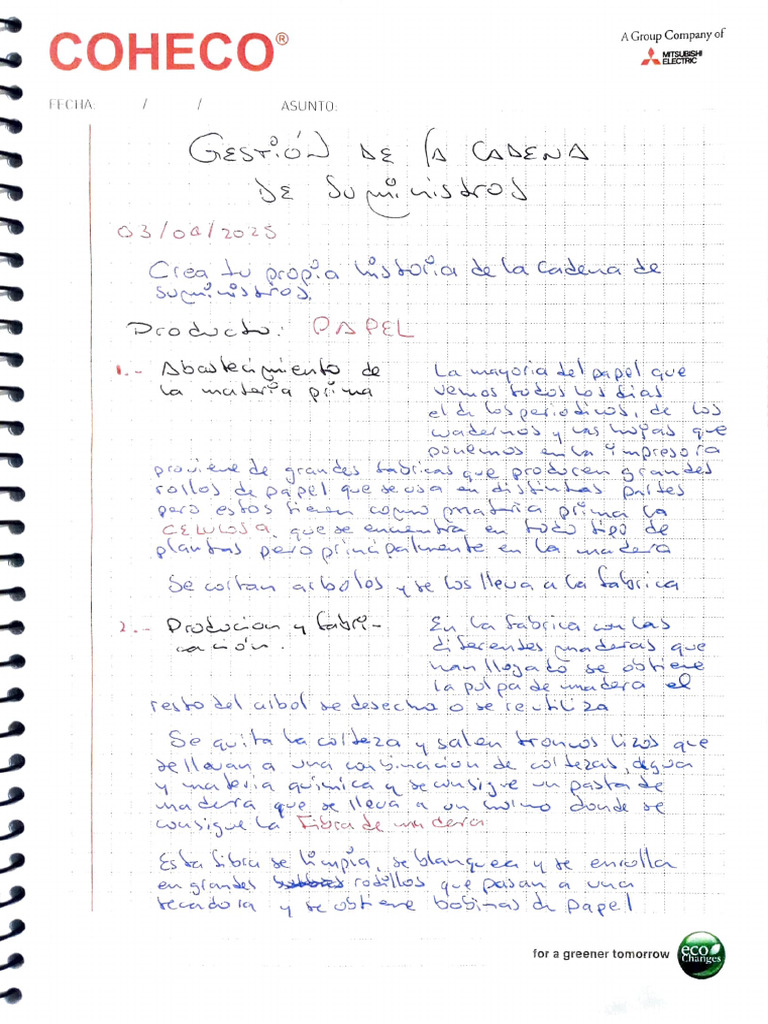 Gestión de la cedena de suministros | PDF