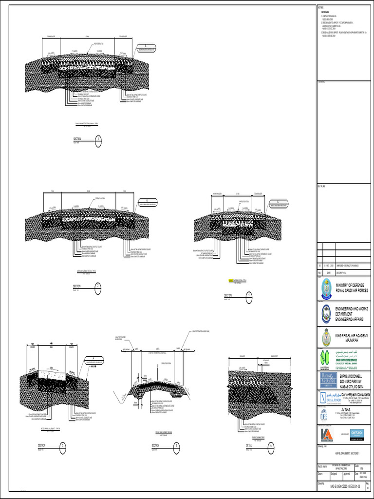 Airport Runway and Taxiway Sections | PDF | Road Surface | Floors