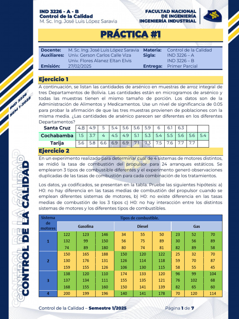 Practica N°1 (Ind 3226) | PDF | Pistón