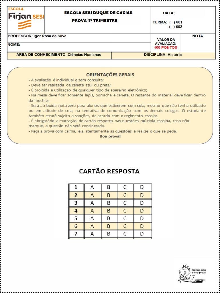 ProvaHist - Igor Rosa - 601 e 602 | PDF | Mesopotâmia | Homo