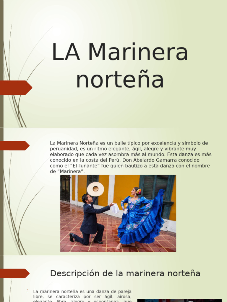 Descripción de la Marinera Norteña | PDF | Ropa | Bailes