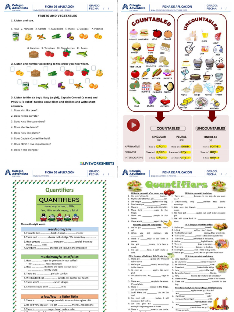 FICHA 2DO SECUNDARIA (1) | PDF