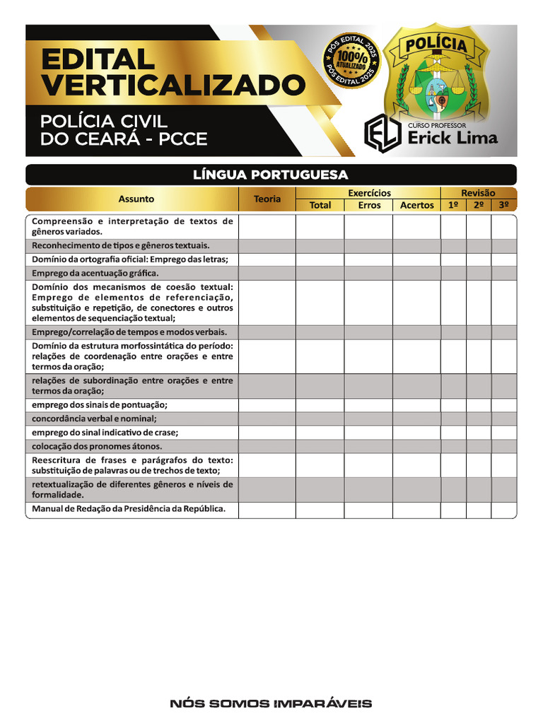 EditalVerticalizado PCCE-Pos-Edital 2025 | PDF