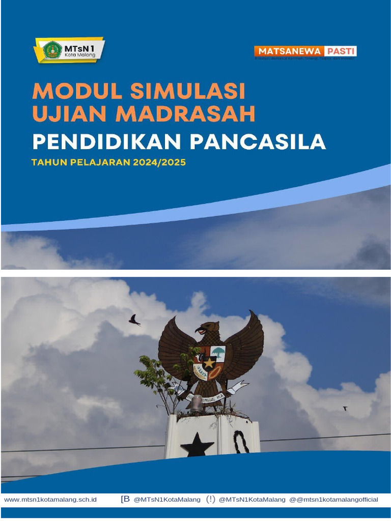 SOAL SIMULASI 1 DAN 2 BESERTA KUNCI PEMBAHASAN (MAPEL PP) | PDF