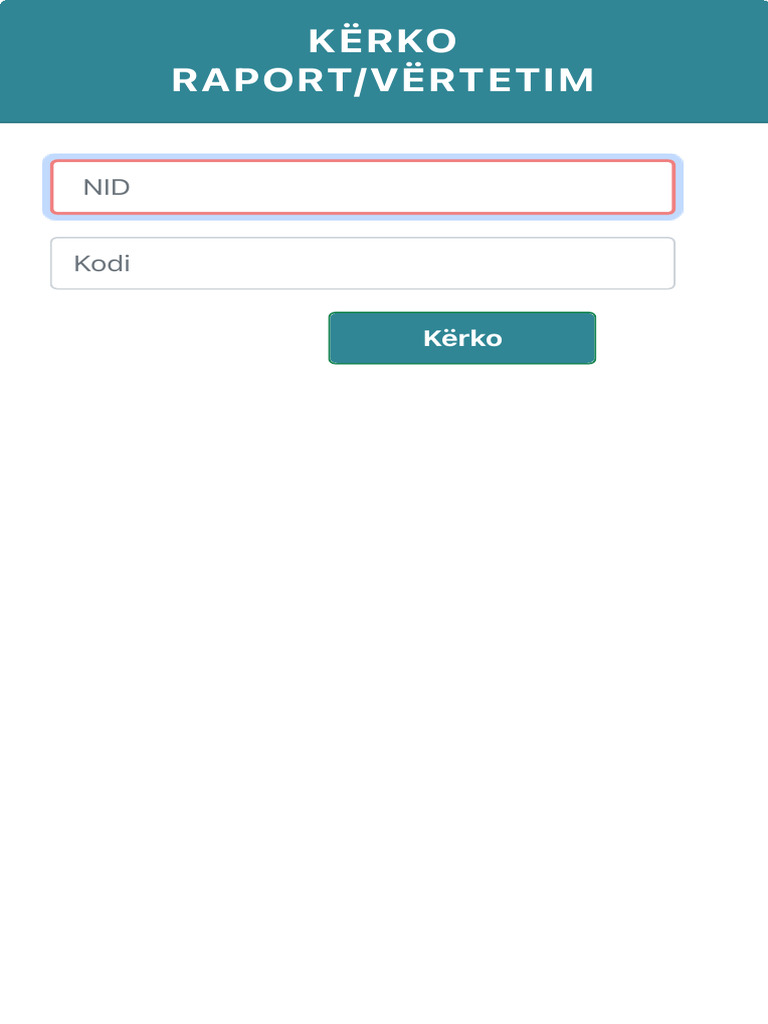 eRM - Kontrollo Raportin | PDF