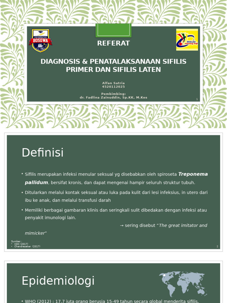 Penatalaksanaan Sifilis Laten | PDF