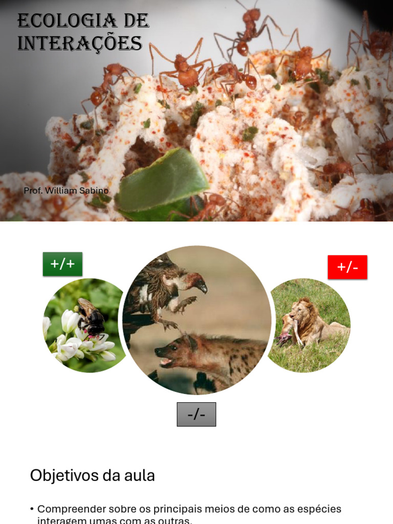 Interações Ecológicas: Competição e Mutualismo | PDF | Herbívoro | Predação