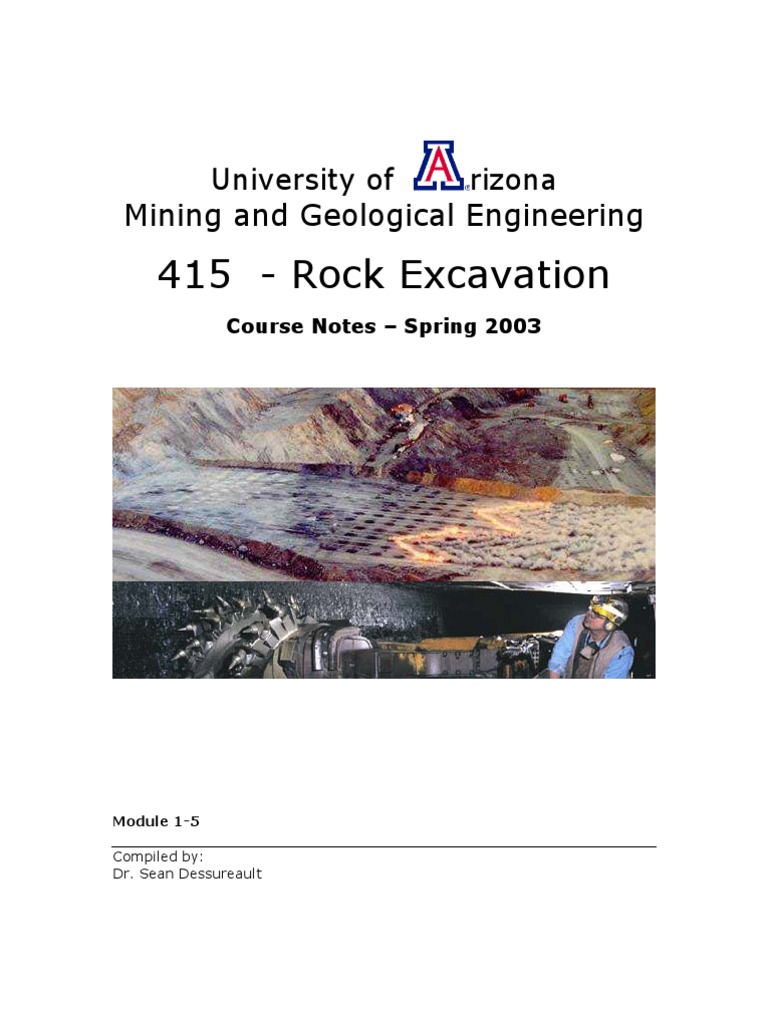 Rock Excavation and Blasting Techniques | PDF | Explosive Material ...