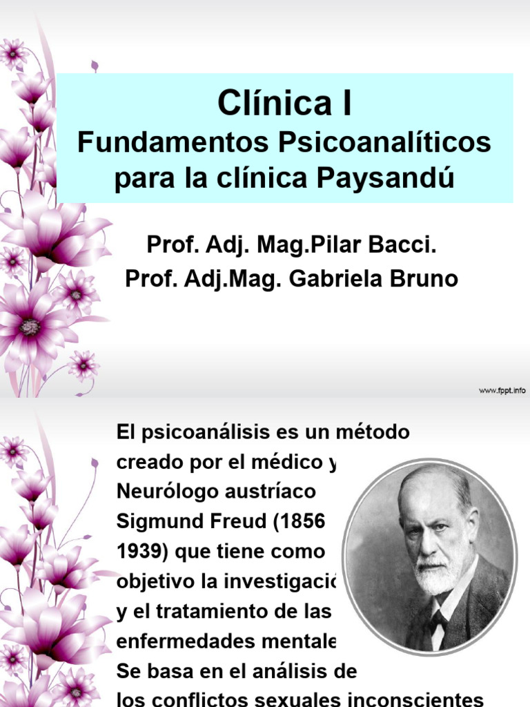 Clase presentación Qué es el psicoanálisis 2017 Paysandú.ppt (3) | PDF | Psicoanálisis | Mente ...