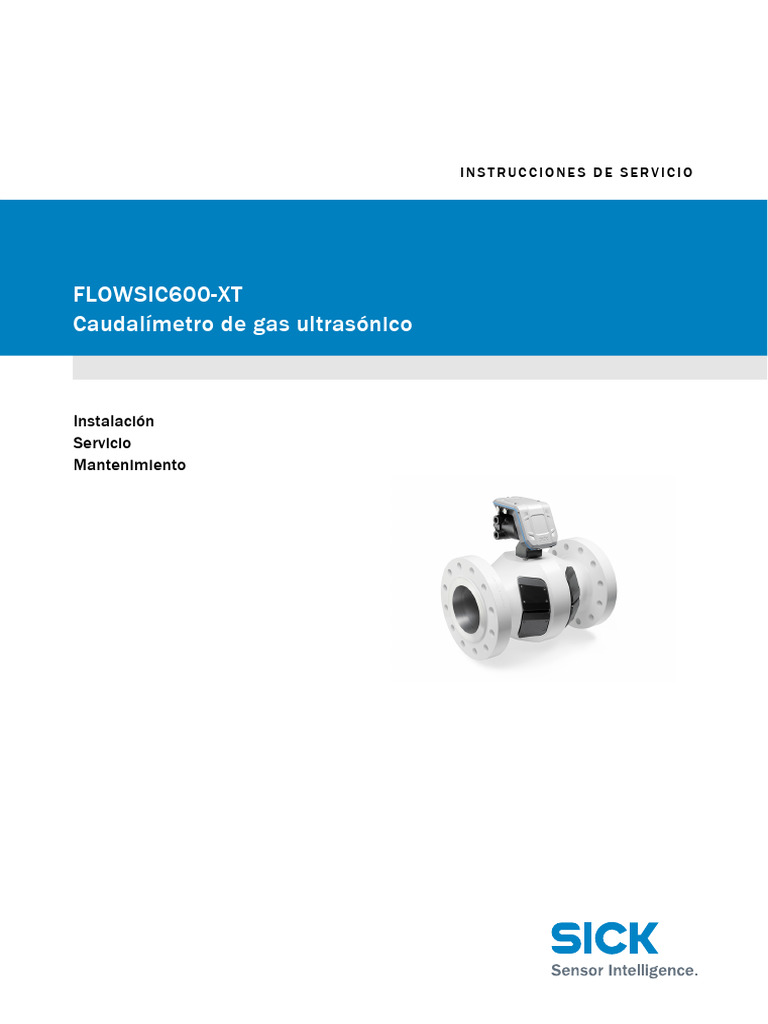 Operating Instructions FLOWSIC600 XT Ultrasonic Gas Meter Es IM0076150 ...