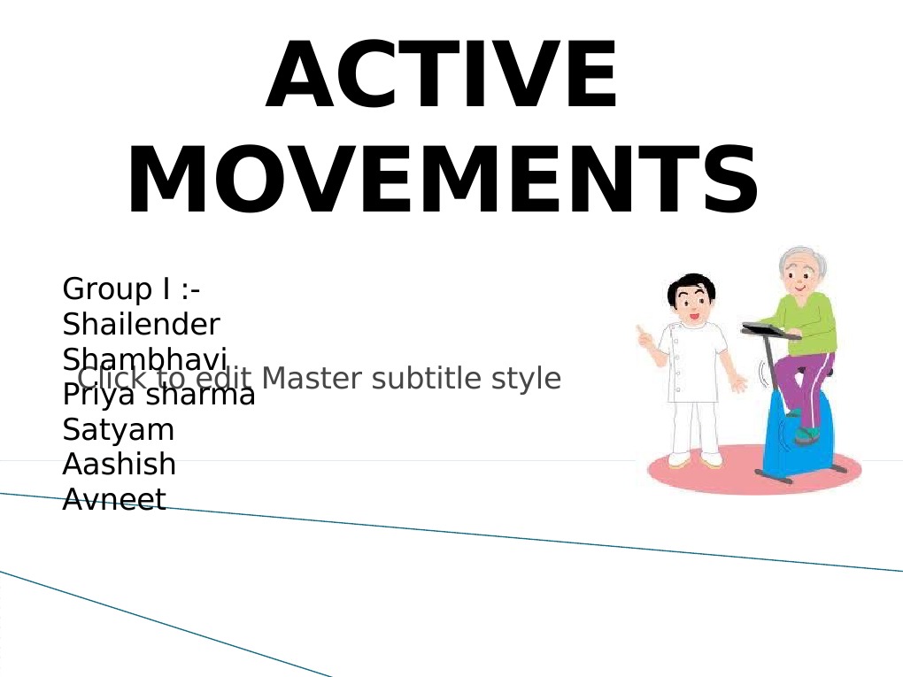 Active Movements | PDF | Muscle Contraction | Muscle