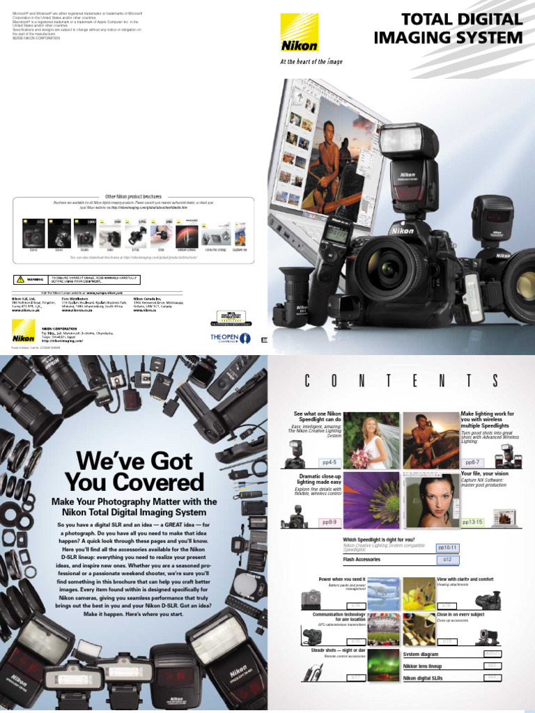 Nikon Total Imaging System | PDF | Flash (Photography) | Exposure ...