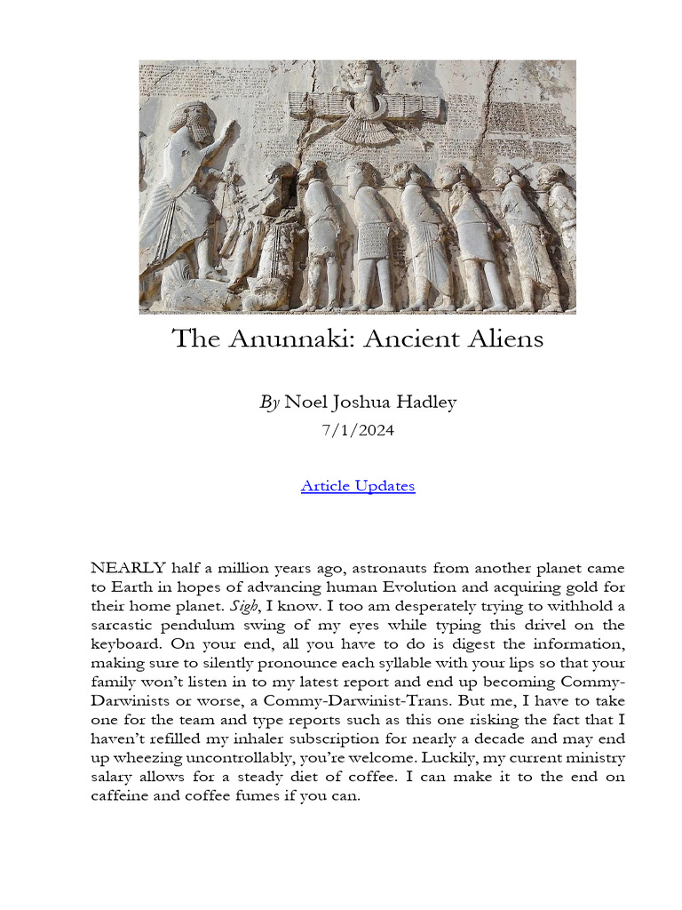 The-Anunnaki-1 | PDF | Zecharia Sitchin