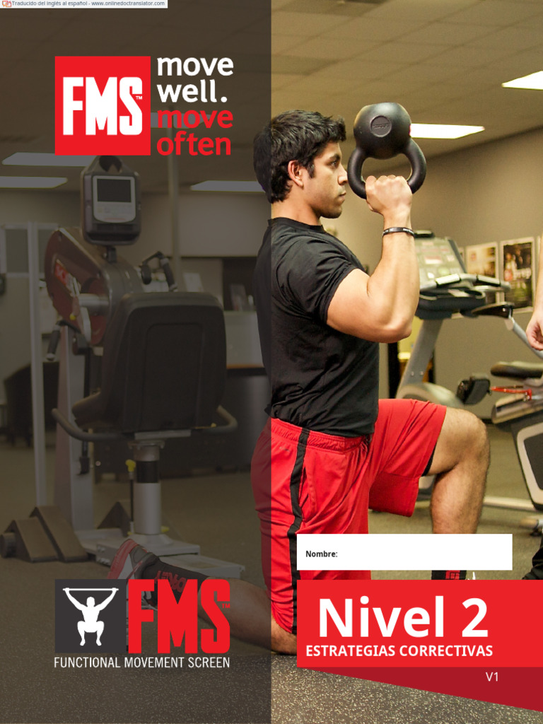 FMS-2-Estrategias Correctivas en Español | PDF | Flexibilidad (anatomía) | Articulación