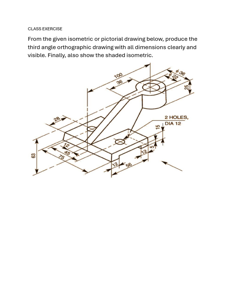 Class Exercise Drawing | PDF