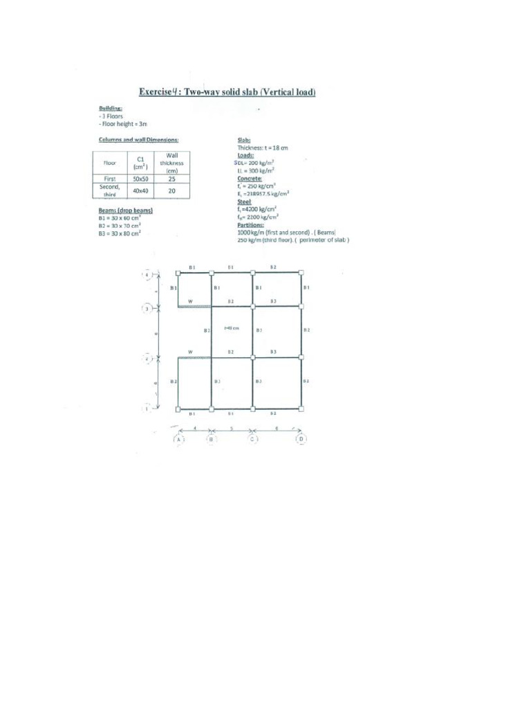 Ex-4 - Two Way Solid Slab | PDF