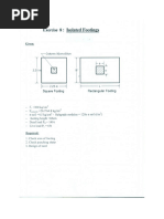Square Footing Design Report | PDF