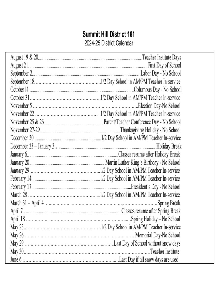 2024 2025DistrictCalendar | PDF