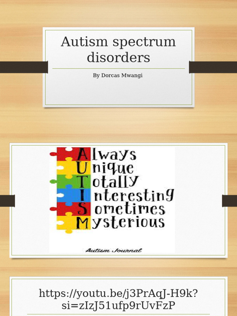 Autism Spectrum Disorders | PDF | Autism | Mental Disorder