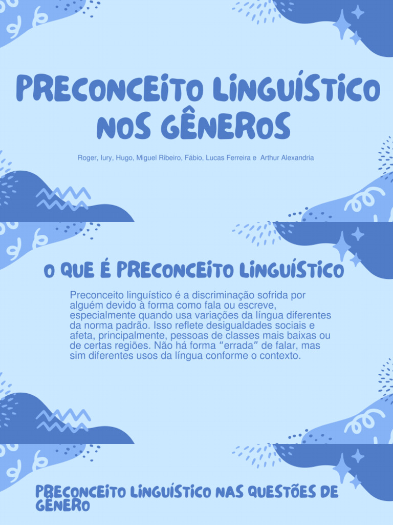 Preconceito Linguístico - 20250415 - 202335 - 0000 | PDF