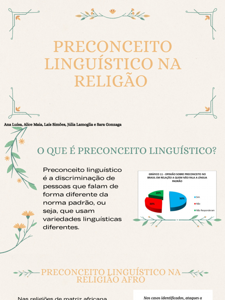 Preconceito lingUÍstico Na Religar - 20250414 - 205809 - 0000 | PDF