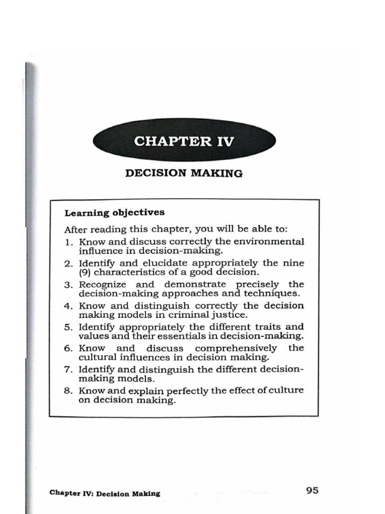 Decision Making | PDF
