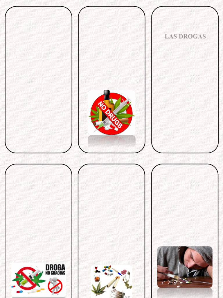 Triptico de Las Drogas 3 | PDF | Drogas | La dependencia de sustancias