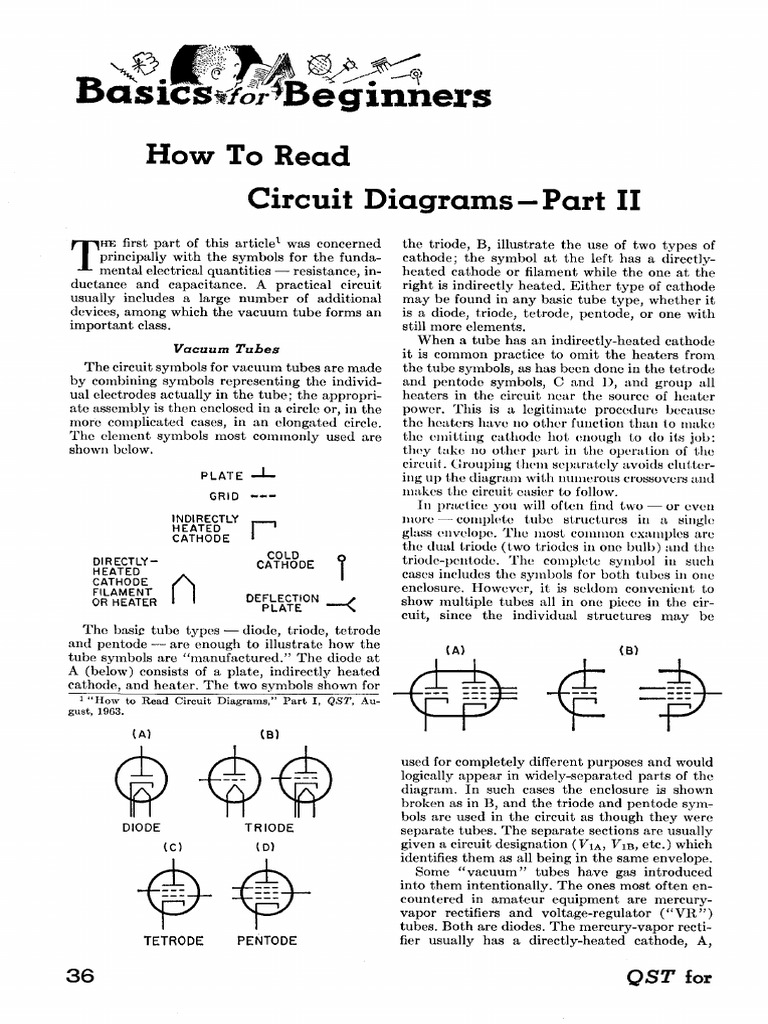 How to Read Circuit Diagrams - Part 2 | PDF