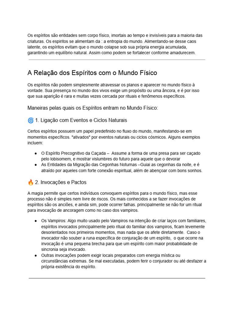 Espiritos, fantamas e a energia (1) | PDF | Física | Vampiros