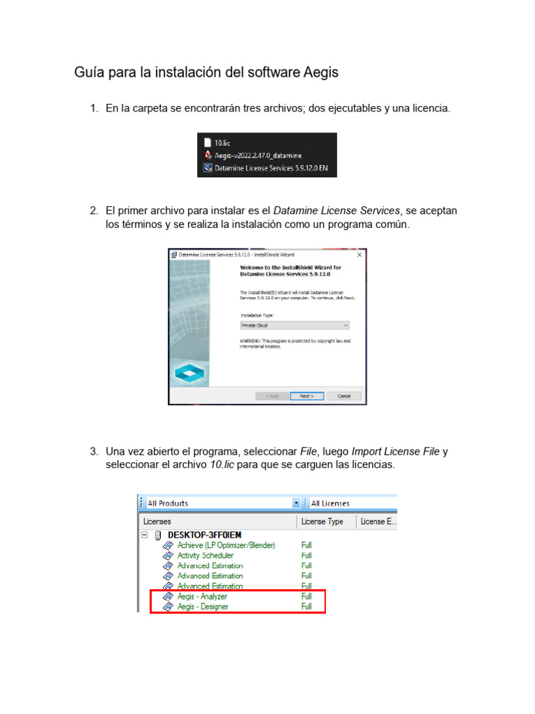 Guia Install Aegis | PDF