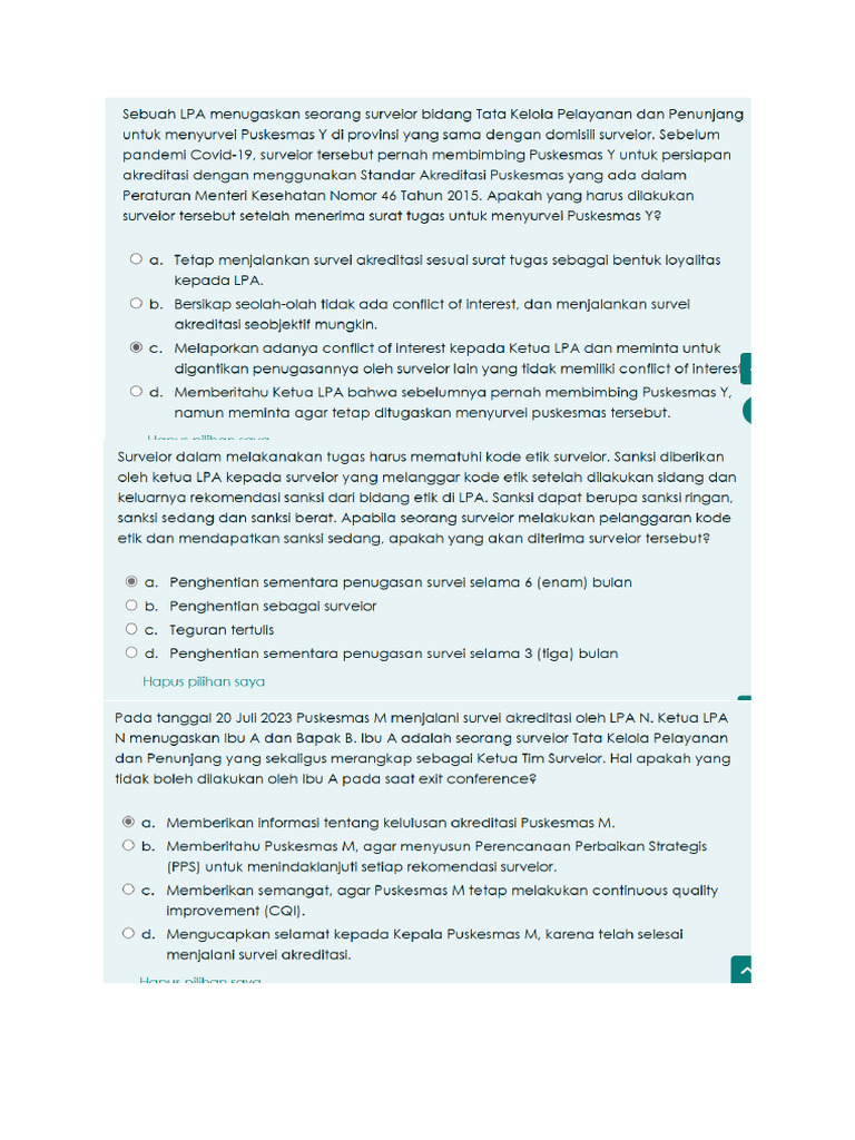 Attitude TKPP e Benar Semua | PDF