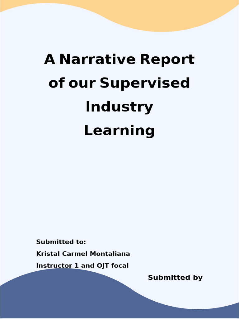 Narrative Page | PDF