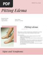 Pitting Edema Grading Scale | PDF | Nature