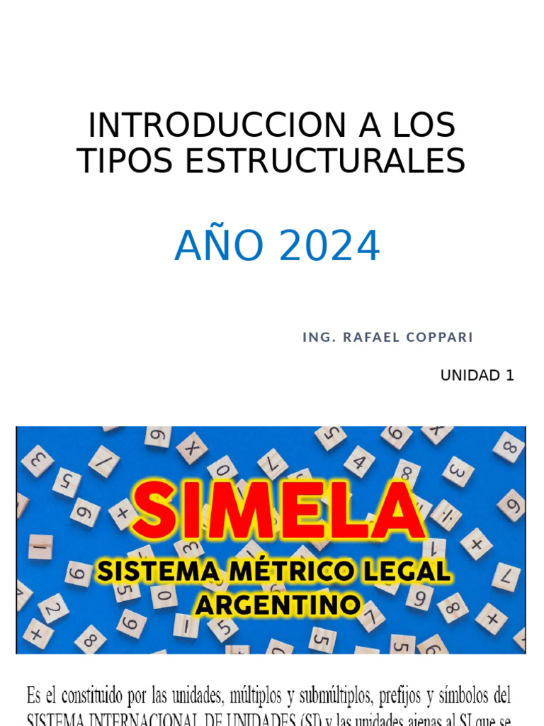 U1-Simela - Cirsoc 101 - Clases 1 y 2 | PDF | Fuerza