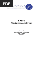 Cours RDM Full | PDF | Résistance des matériaux | Ingénierie mécanique