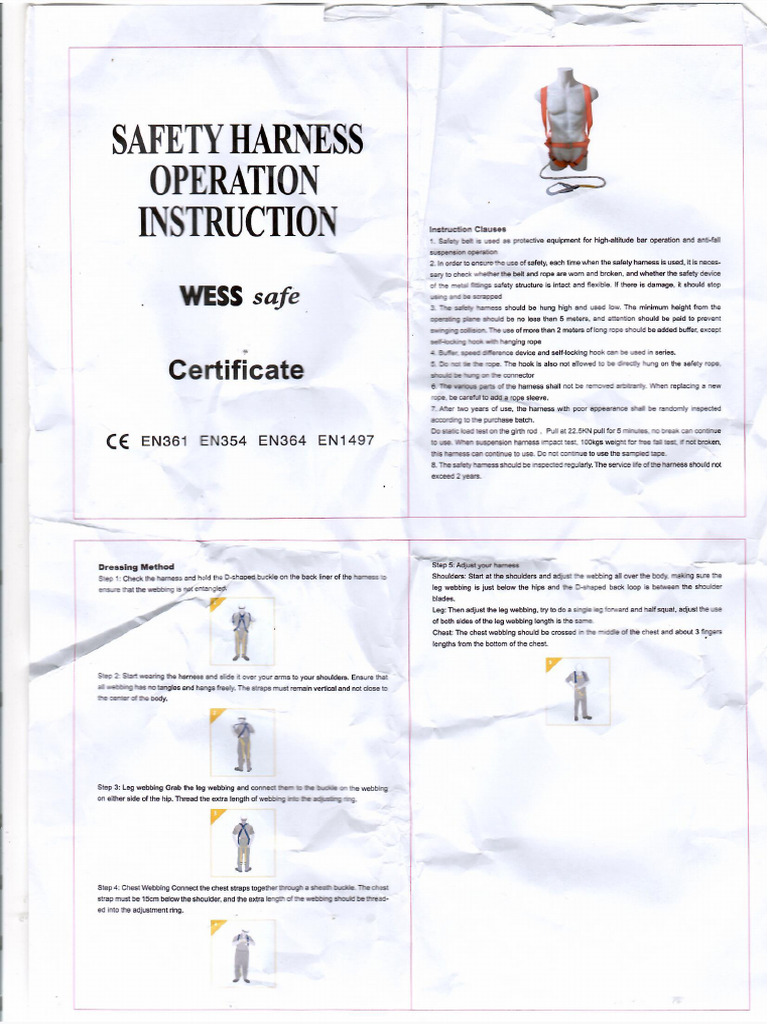Safety Harness | PDF