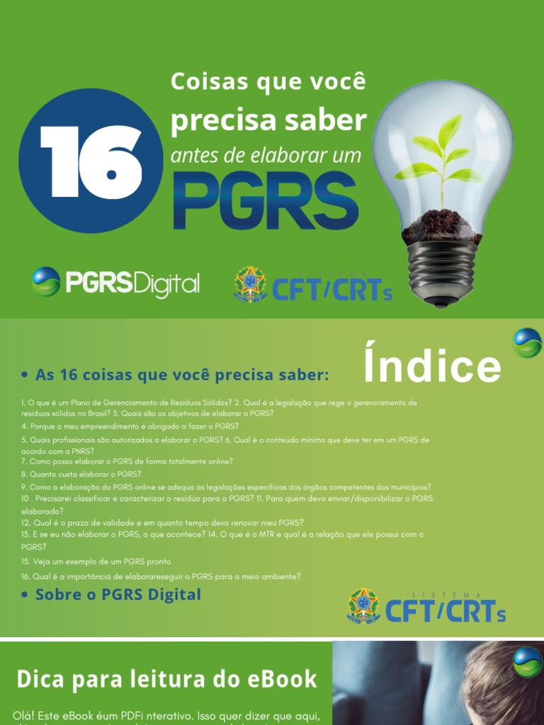 Guia Completo sobre PGRS e Legislação | PDF | Desperdício | Reciclagem