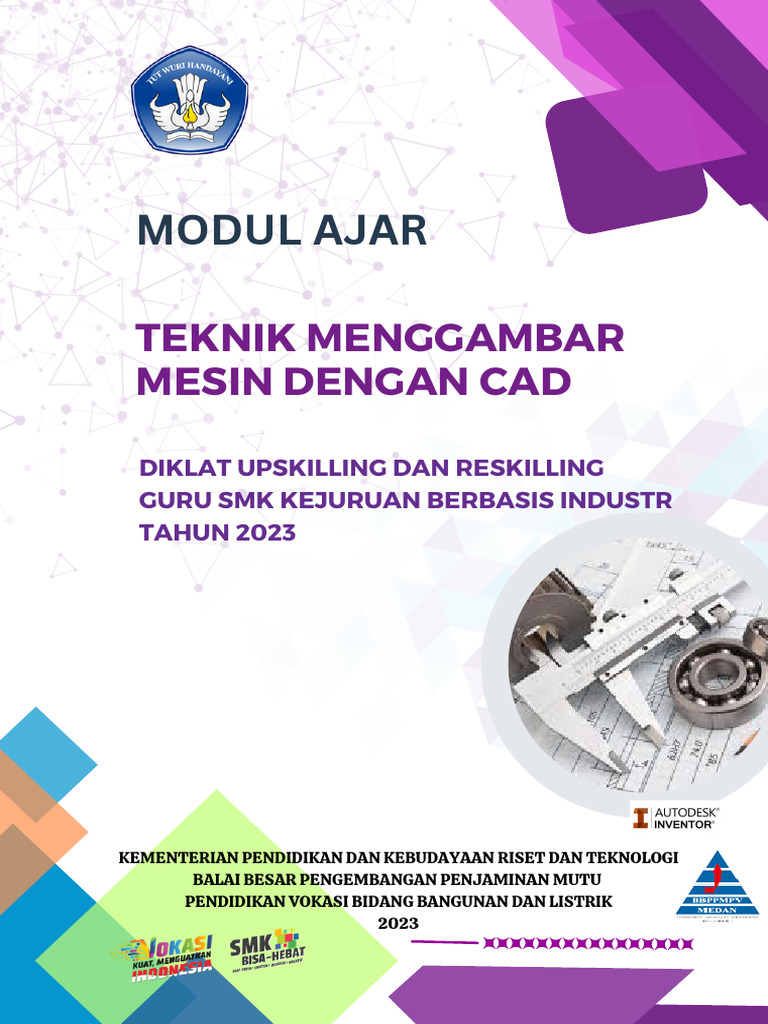 Teknik Menggambar Mesin dengan CAD | PDF