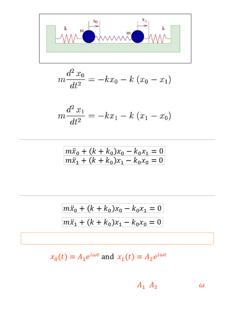 Coupled Oscillators-L1112R-LandTWaves | PDF | Waves | Normal Mode