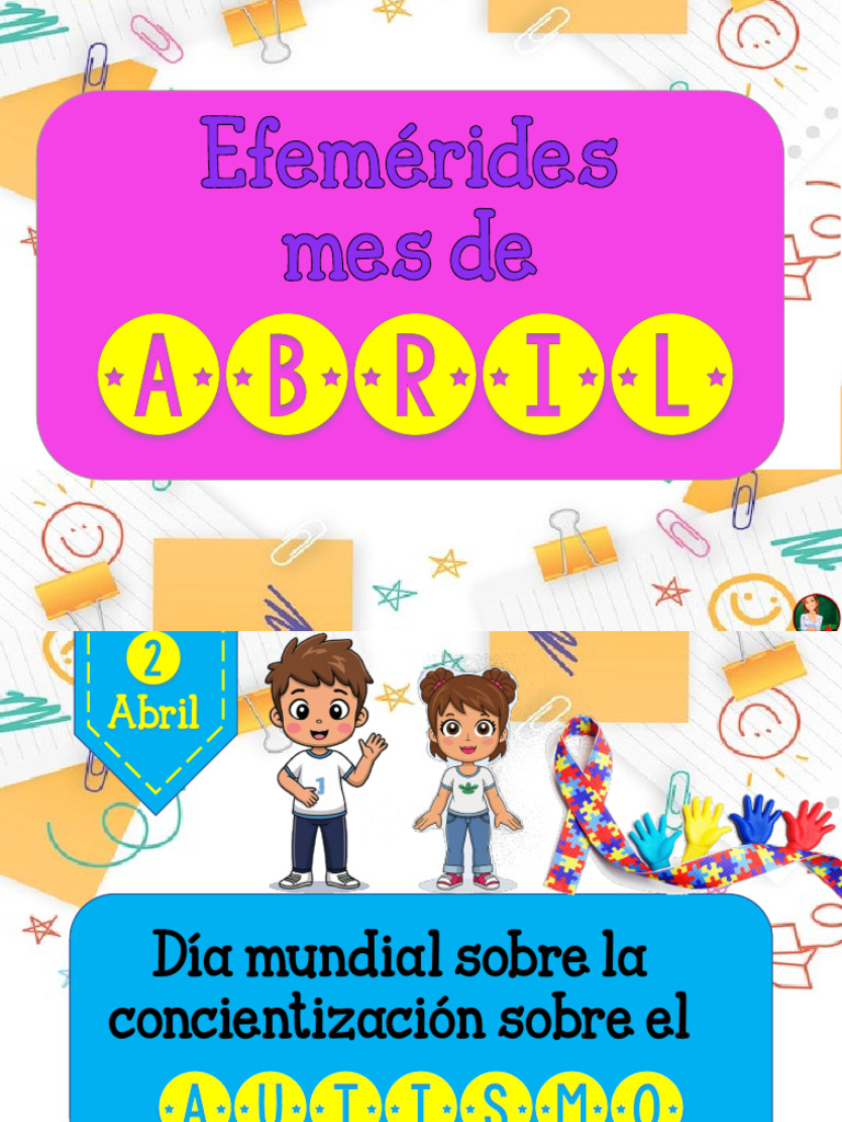 ??efemérides - De-Abril | PDF