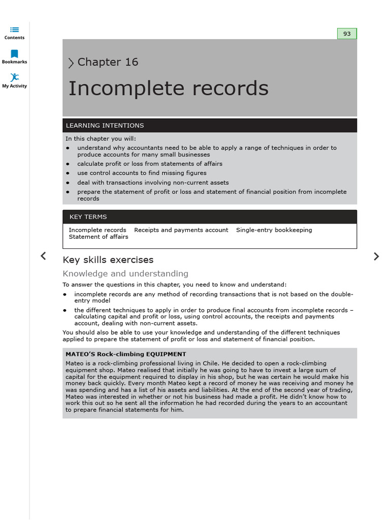 Cambridge International AS & A Level Accounting Workbook - Cambridge GO Ch16 | PDF | Debits And ...