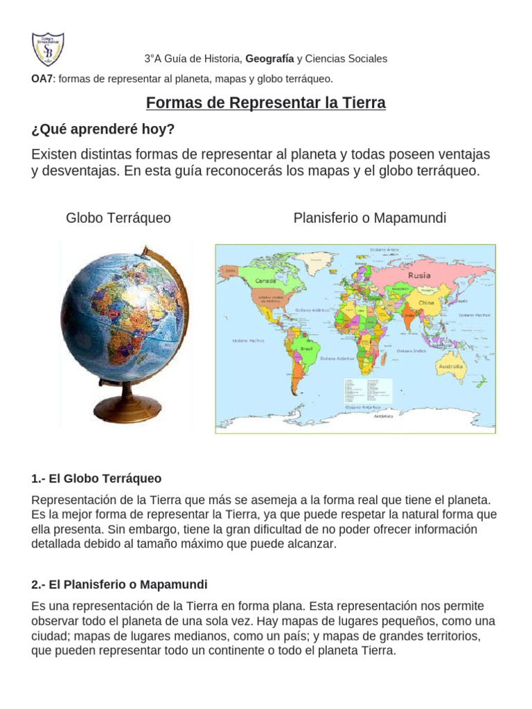 Mapas y su significado para niños | PDF