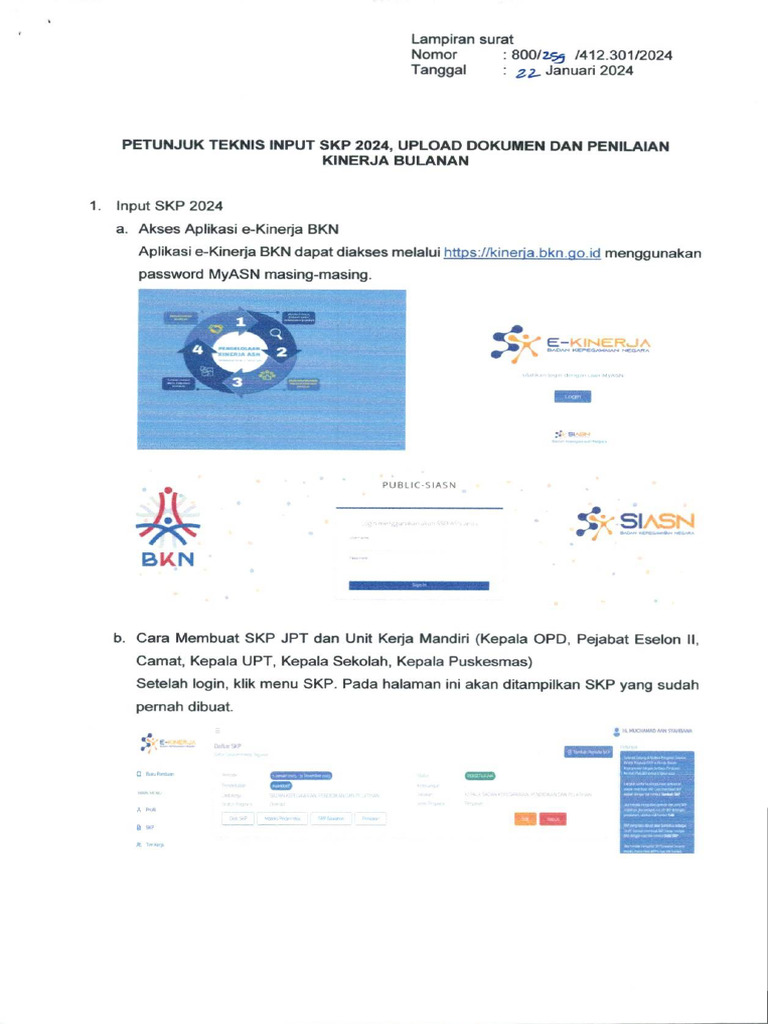 Penyusunan SKP Tahun 2025 | PDF