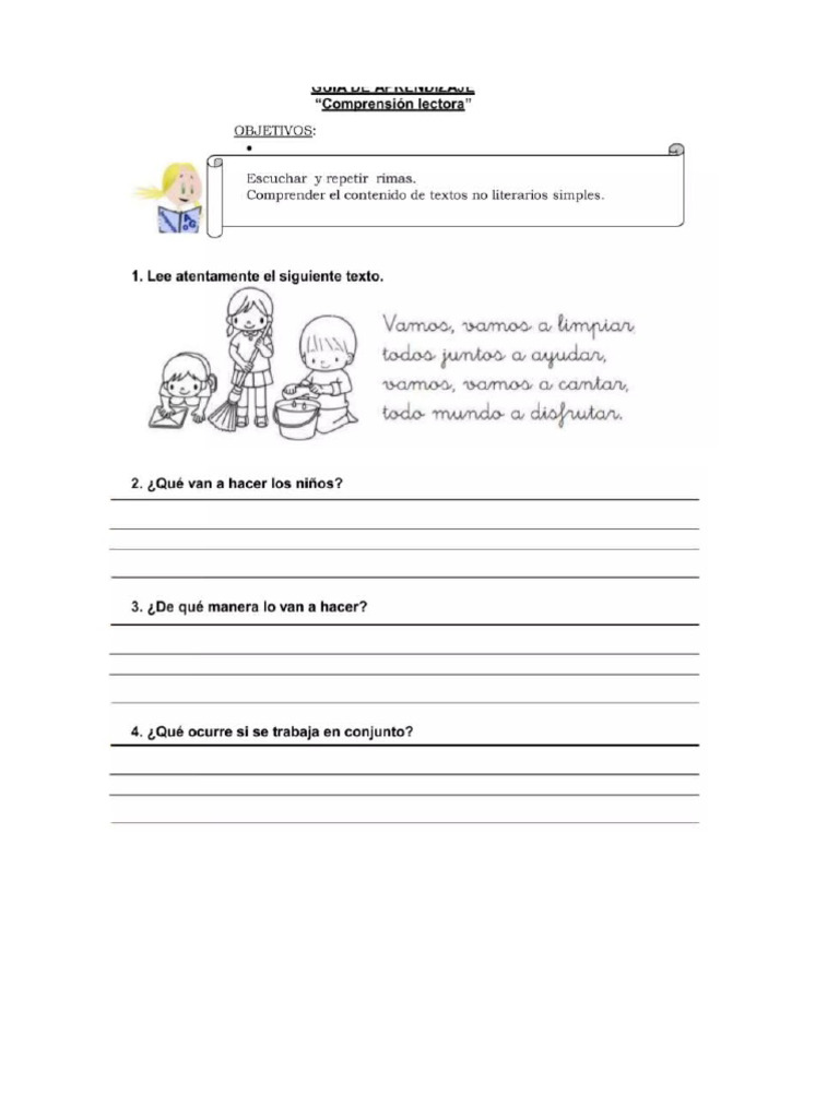 Rima y Comprension Lectora | PDF