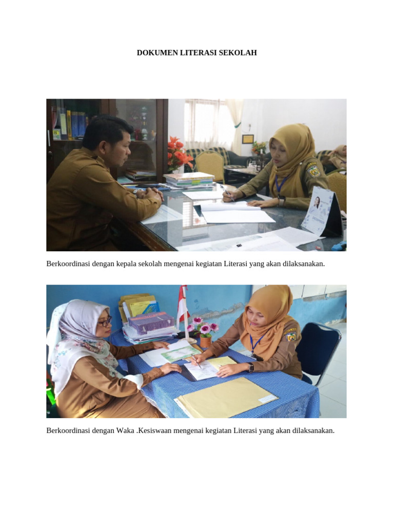 Dokumen Literasi Sekolah | PDF