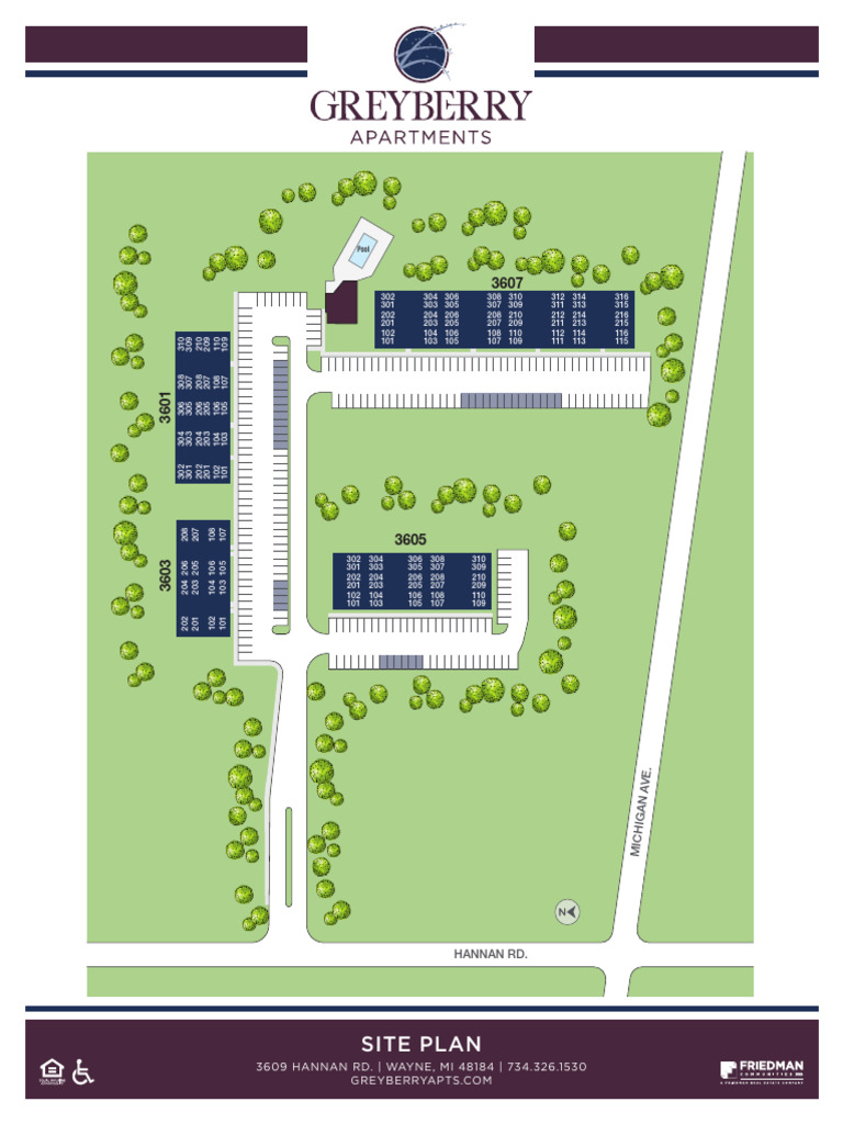 Greyberry Wayne Site Plan-1 | PDF
