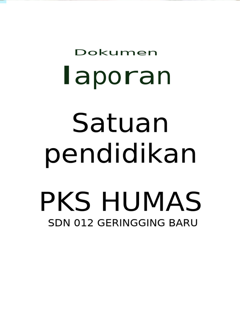 Contoh Laporan | PDF