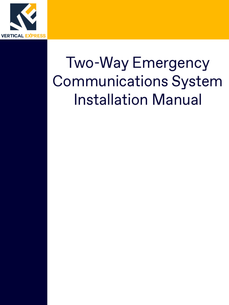 VTX_Two-Way Communications 88700 v.1.00 | PDF | Fuse (Electrical ...