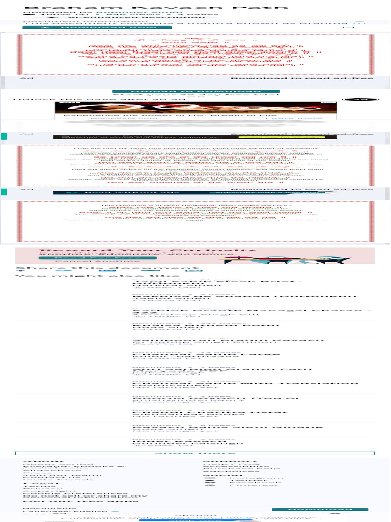 Braham Kavach Path PDF Gender and Hinduism Asian Mythology | PDF ...