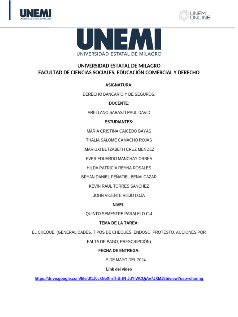 CHEQUE | PDF | Cheque | Bancos